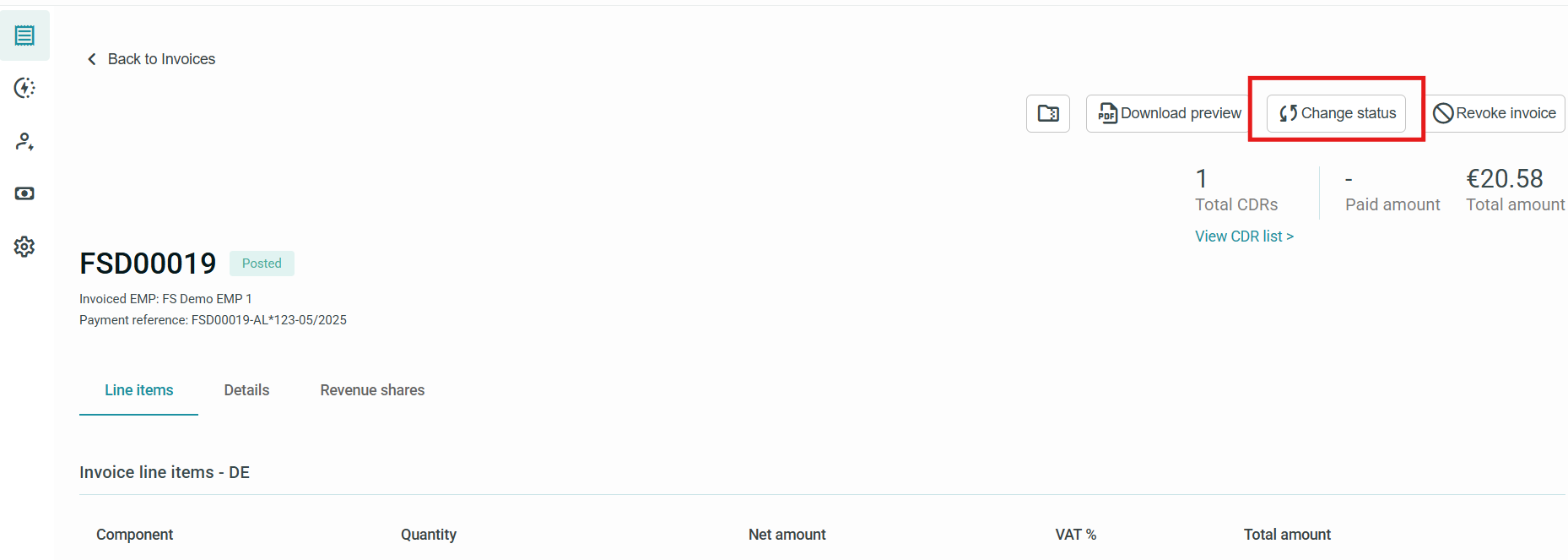 Invoice Manual Reconciliation – Hubject