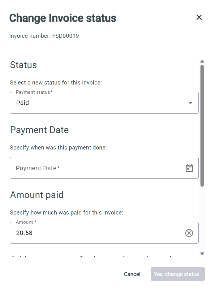 Invoice Manual Reconciliation – Hubject